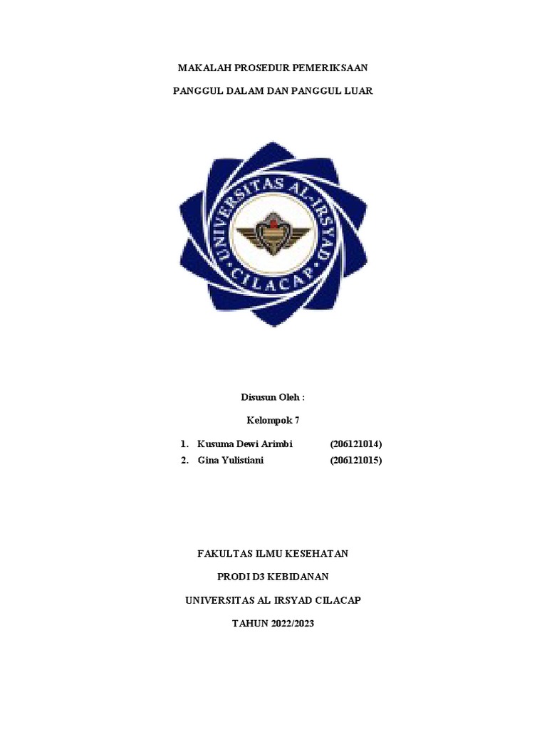 Pemeriksaan Panggul Dalam Dan Luar Kel.7 | PDF