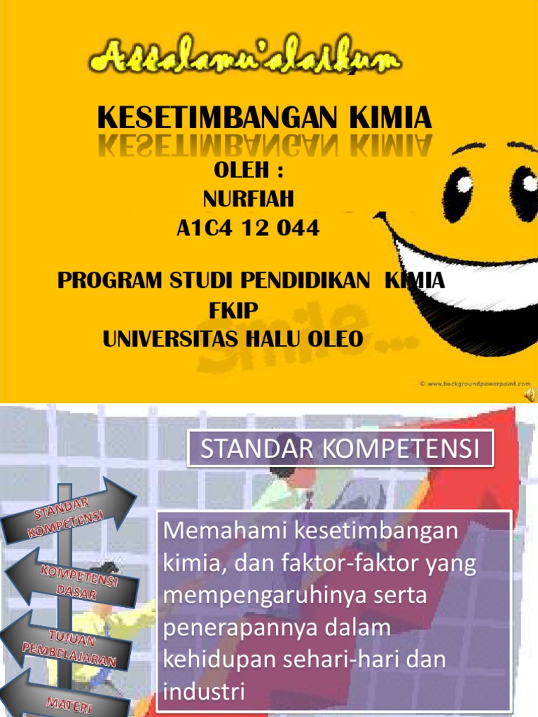 KESETIMBANGAN KIMIA DAN FAKTOR YANG MEMPENGARUHI | PDF