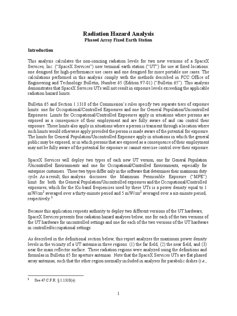 Rad Haz Analysis | PDF | Antenna (Radio) | Telecommunications Engineering
