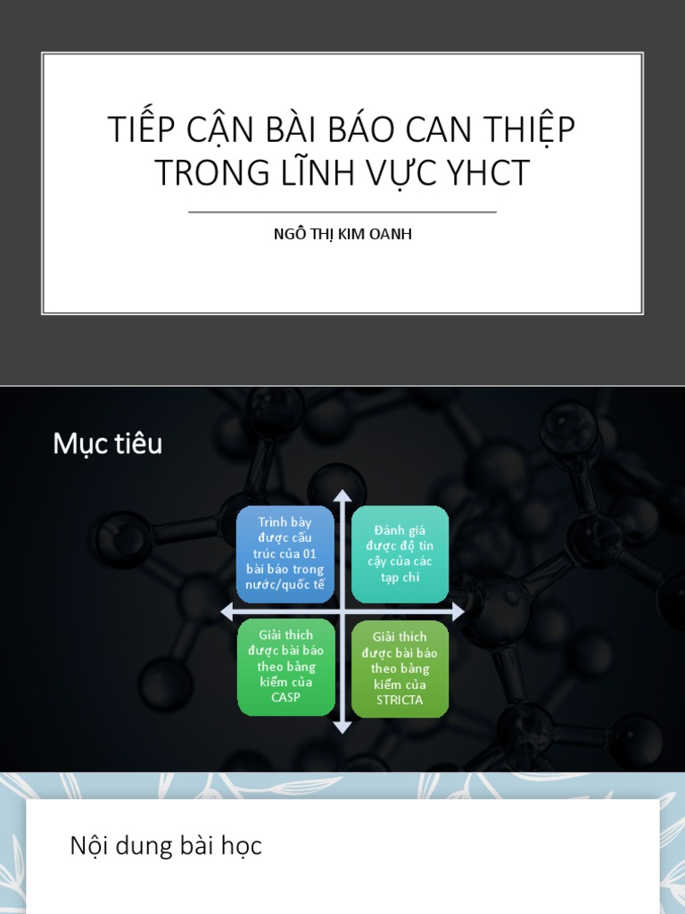 Tiếp cận bài báo can thiệp trong lĩnh vực YHCT | PDF