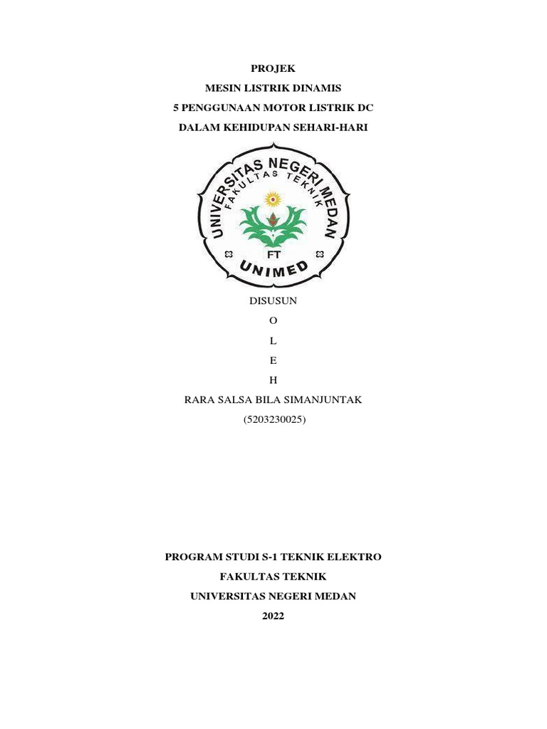PROJEK Rara Mesin DC | PDF