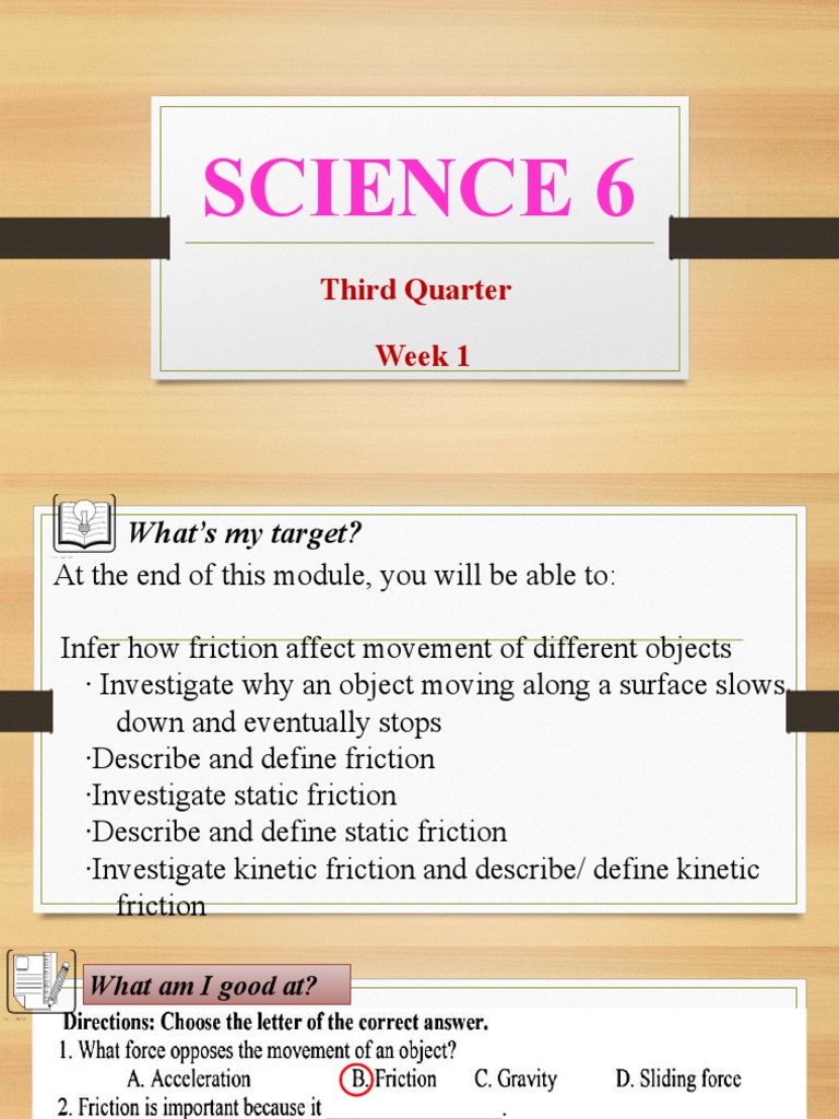 Understanding Friction: An Investigation of How Friction Affects the ...