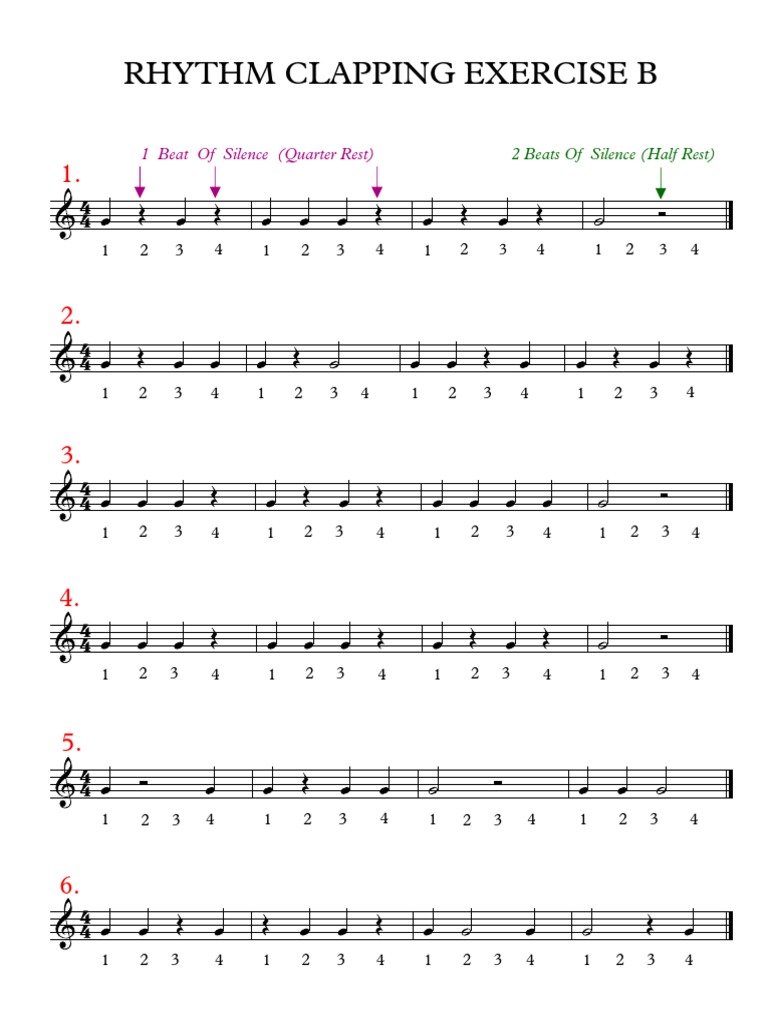 3 Clapping Exercise B | PDF