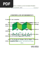 Certificate of Tenancy PDF | PDF | Law