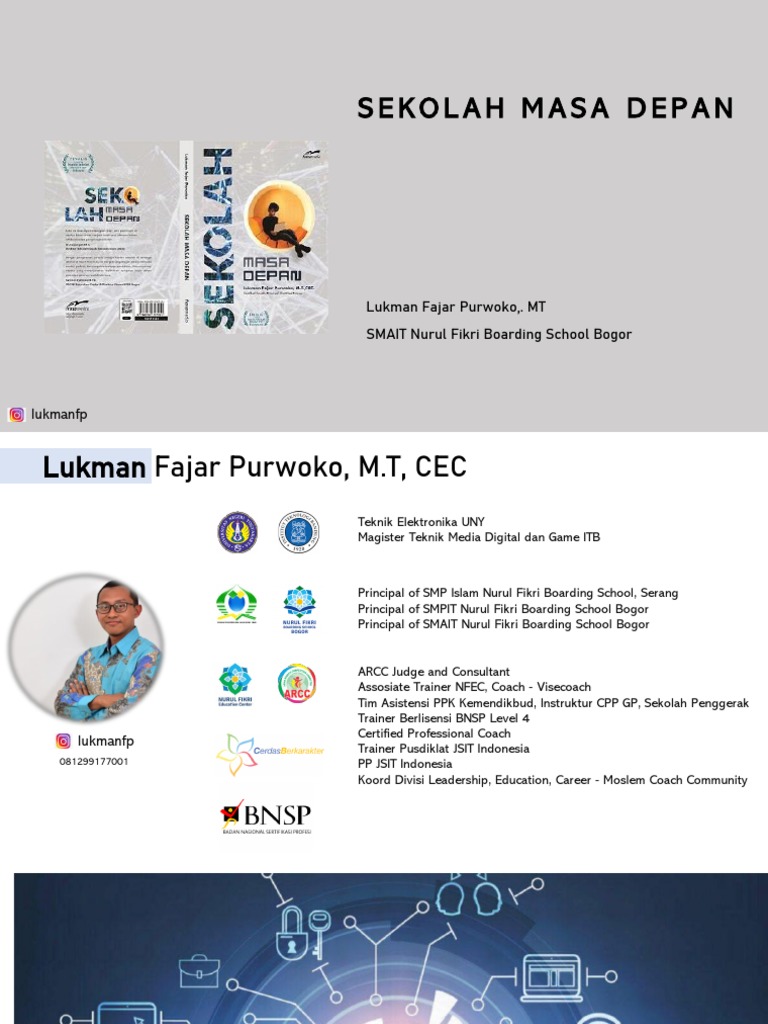 Sekolah Masa Depan PPT - Menuju Indonesia Emas 2045 | PDF