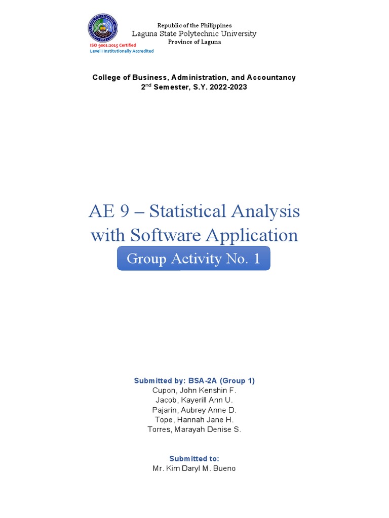 Group Activity No.1 | PDF