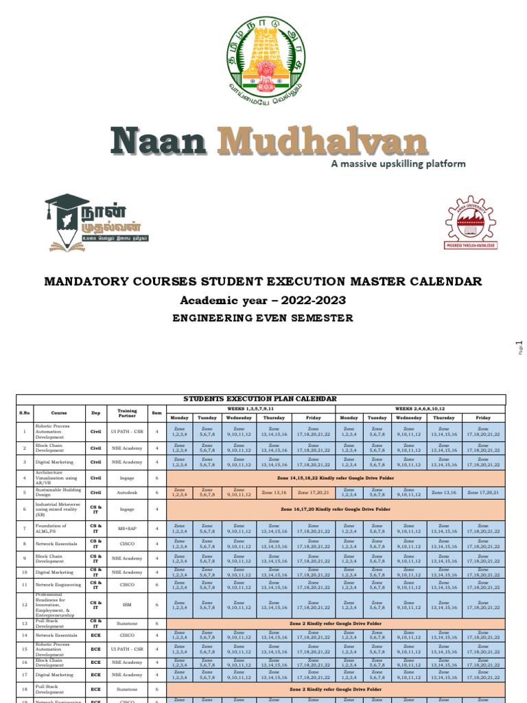 Master Calendar | Download Free PDF | Electrical Engineering | Computing