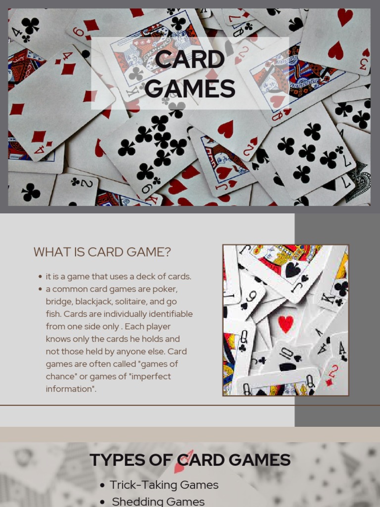 Card Games | PDF | Tabletop Games | Sports