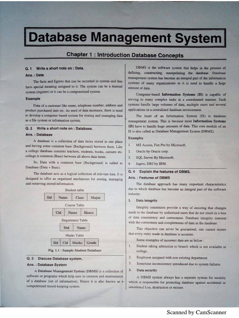 DBMS Easy Solution | PDF