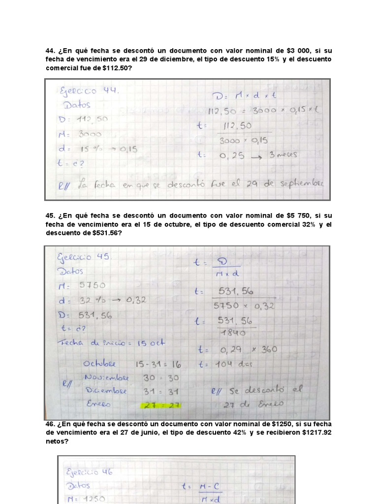 Deber 3 - Interés Simple | PDF