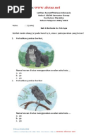 Soal STS Pend. Pancasila Kelas 1 | PDF