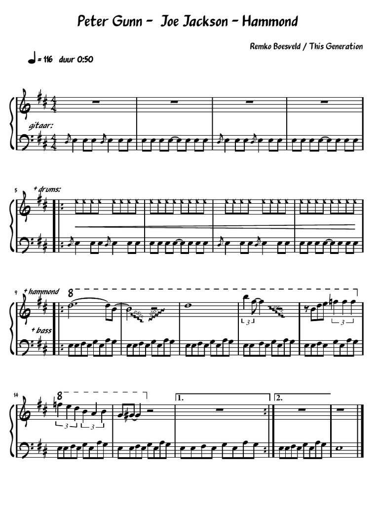 Peter Gunn - Joe Hammond | PDF