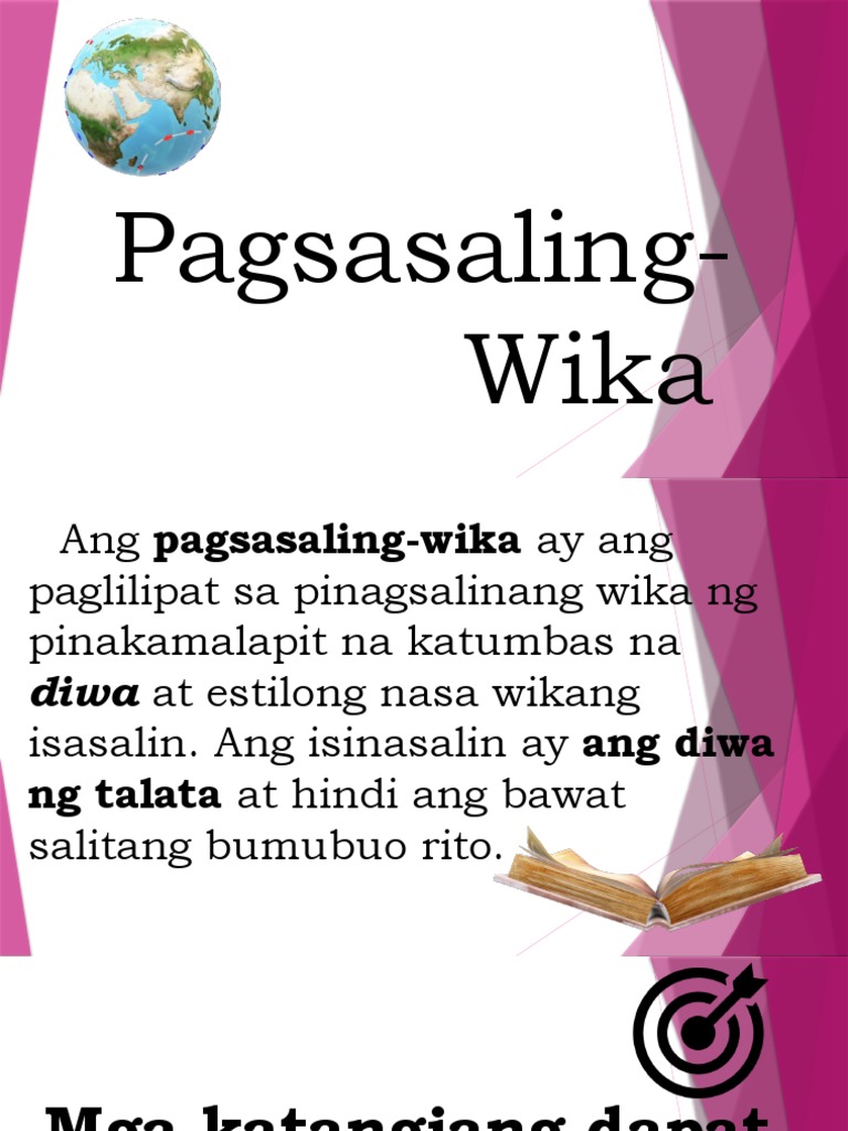 Pagsasaling Wika | PDF