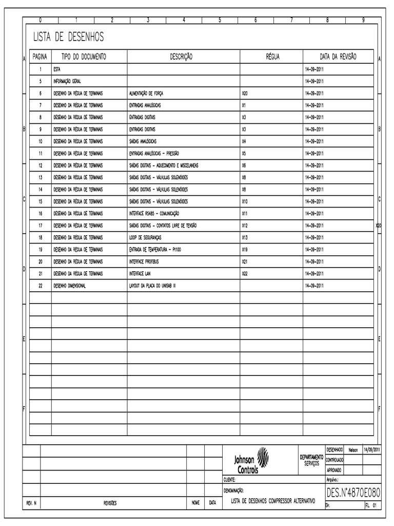 Unisab III - Diagrama Elétrico - Alternativo | PDF