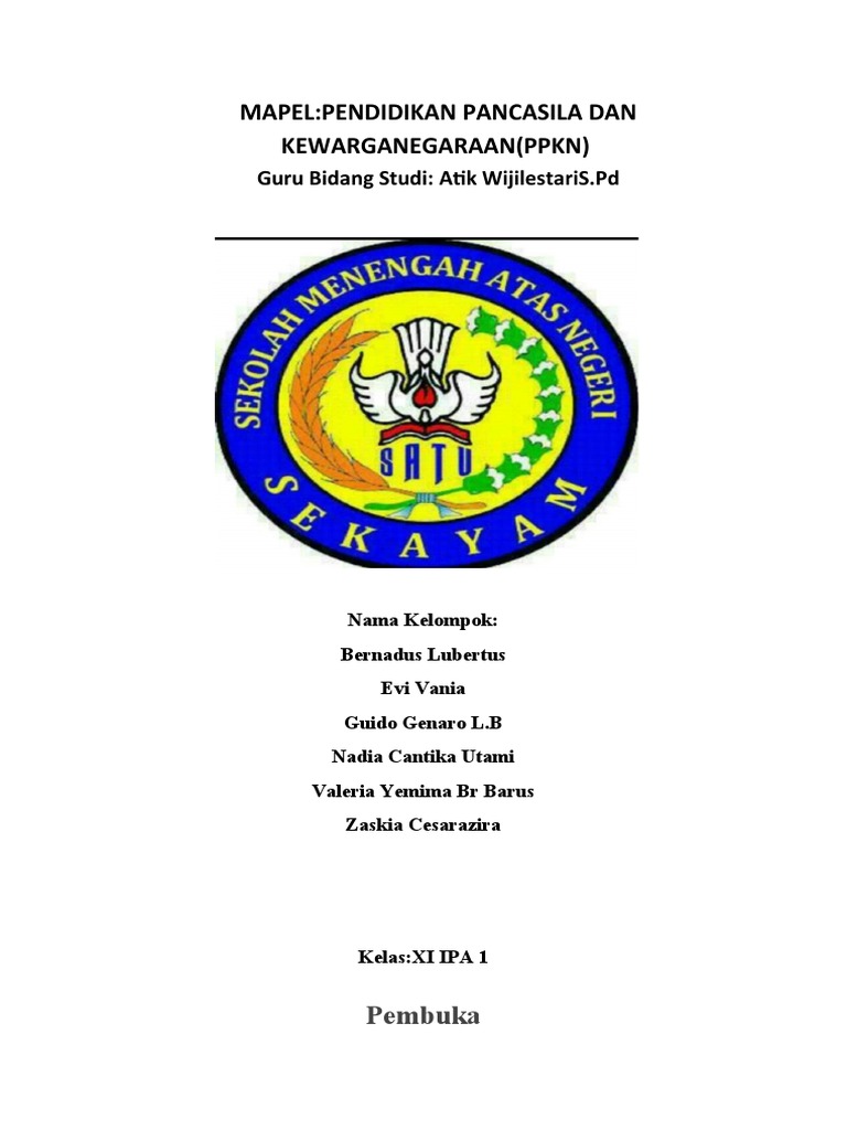 Tugas PPKN GNB | PDF
