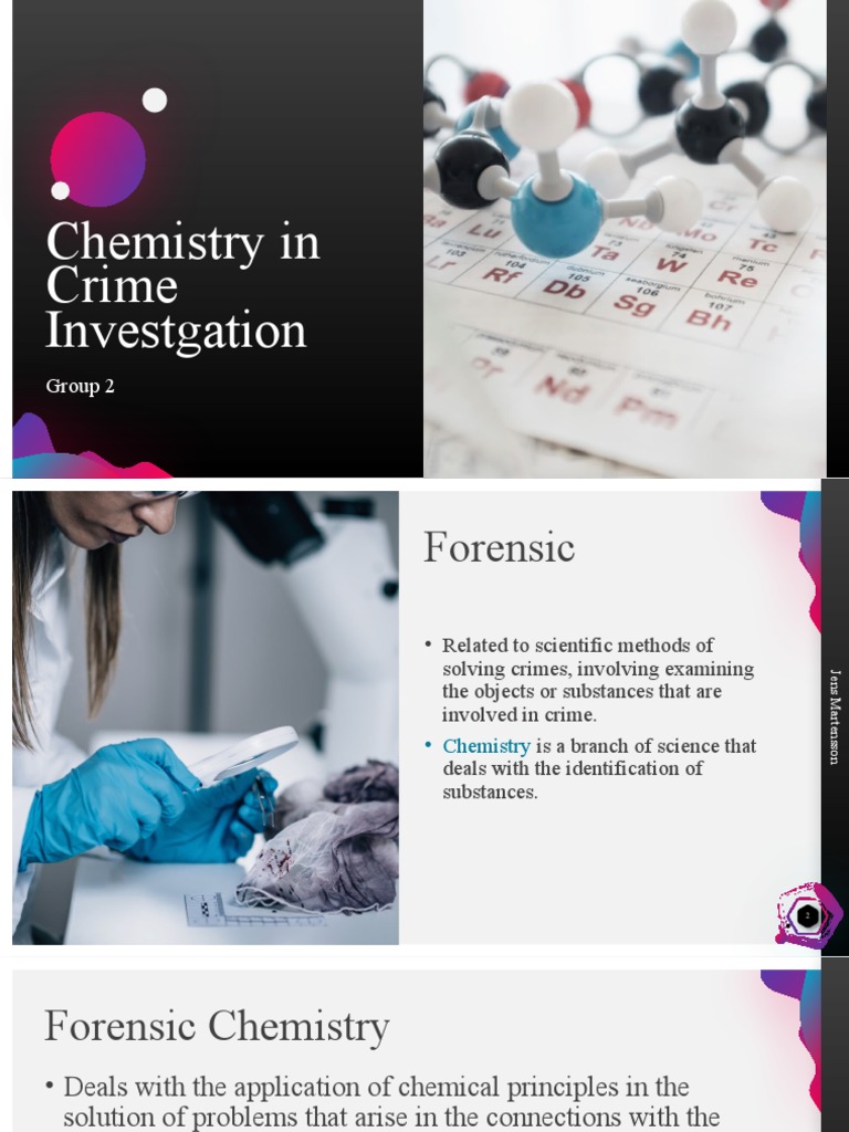 Forensic Chemistry in Crime Investigation | PDF | Forensic Science ...