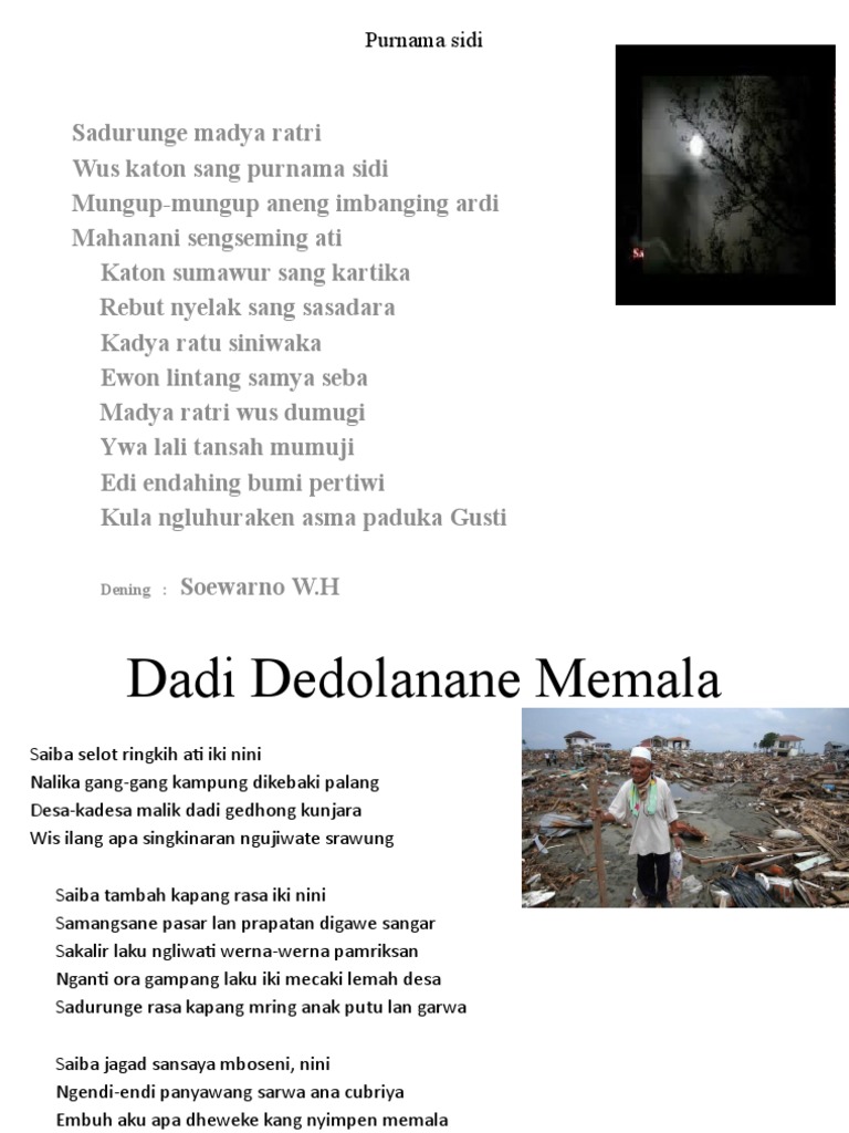 Uprak B.jawa Geguritan | PDF