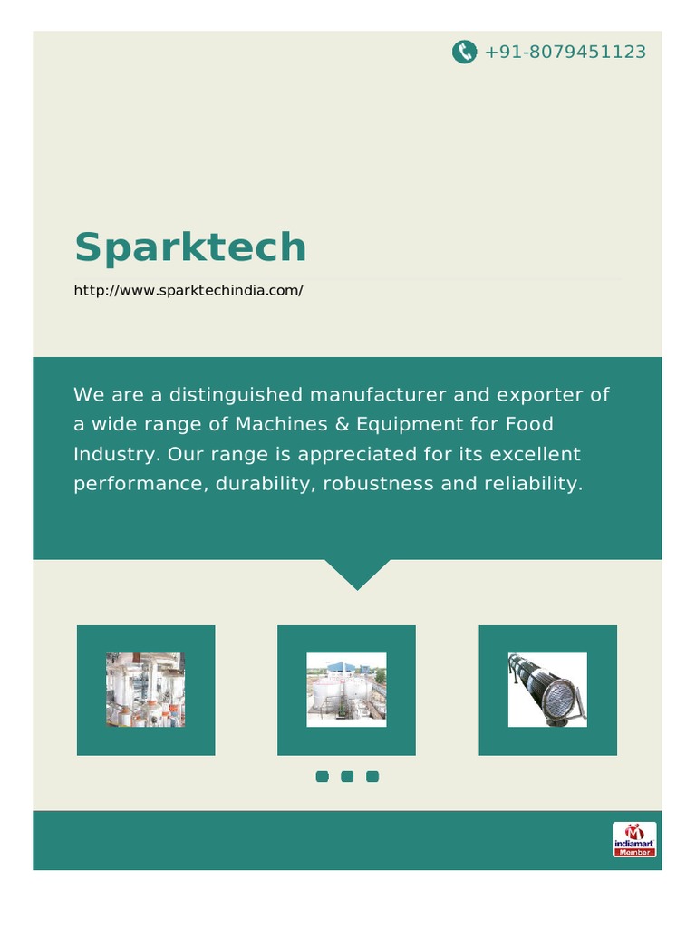 Sparktech | PDF | Heat Exchanger | Oil Refinery
