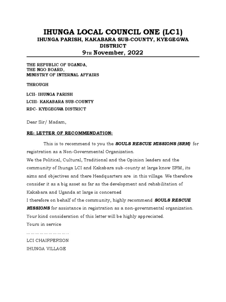 Ngo LC1 Letter | PDF