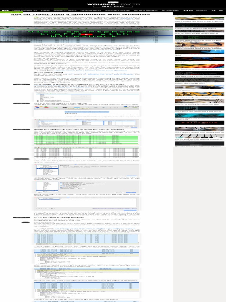 How To Spy On Traffic From A Smartphone With Wireshark Null Byte ...