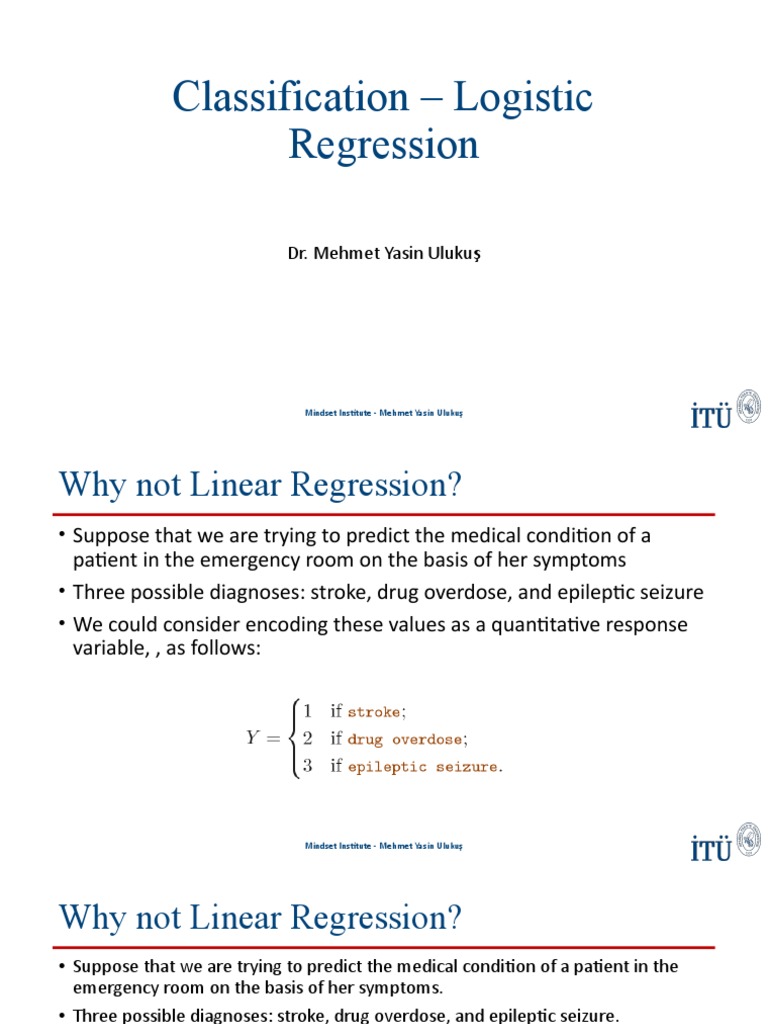 Lecture - 4 - Classification - Logistic Regression | PDF | Logistic ... Lecture - 4 - Classification - Logistic Regression | PDF | Logistic ...