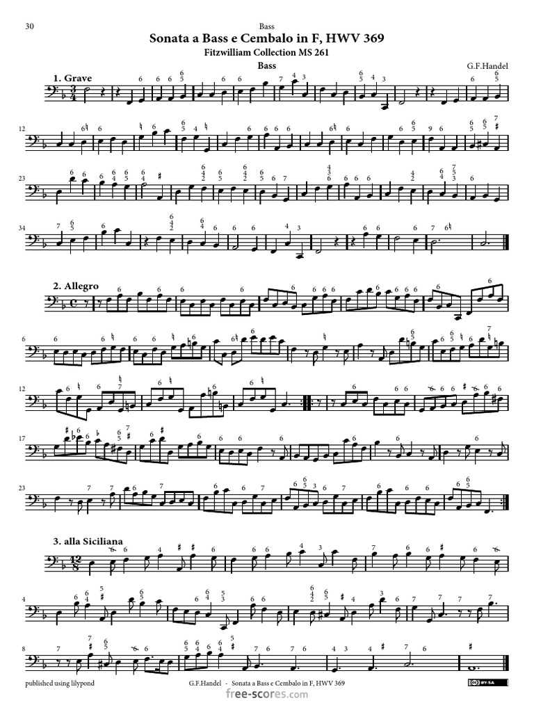 (Free Scores - Com) - Haendel Georg Friedrich Sonata 11 Per Flauto ...