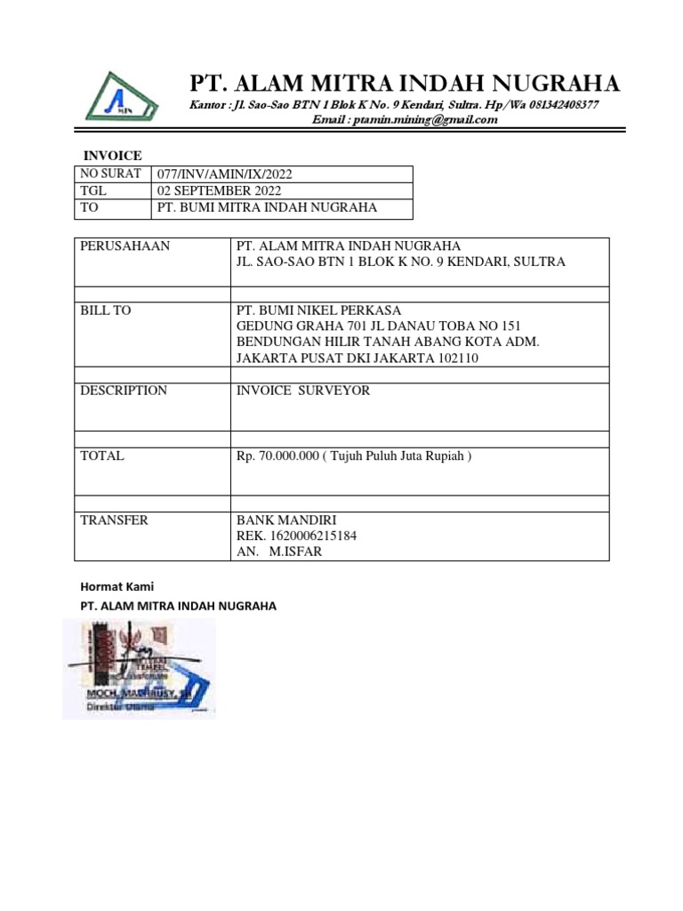 Contoh Invoice | PDF