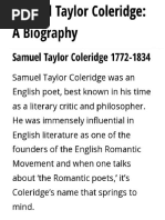 Kubla Khan Poem Analysis Summary | PDF | Samuel Taylor Coleridge