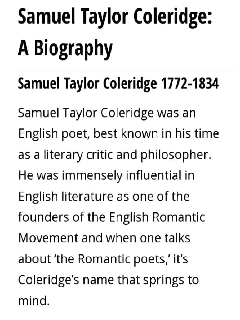 S.T. Coleridge - Kubla Khan | PDF | Samuel Taylor Coleridge