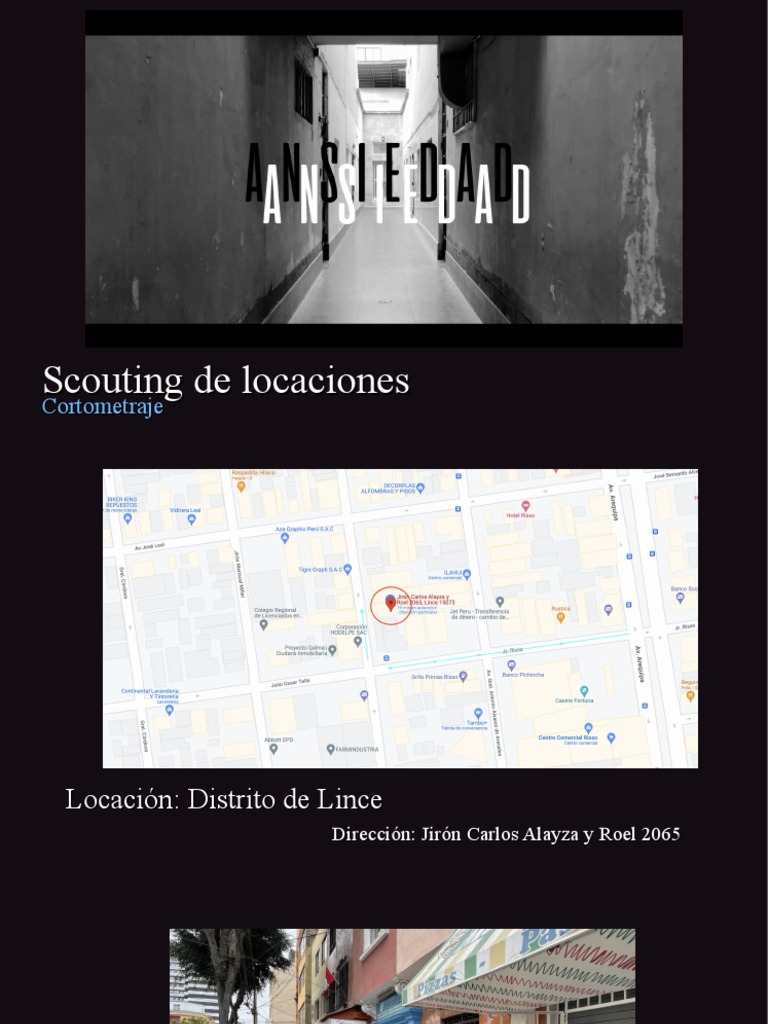 Scouting de Locaciones - Cortometraje | PDF