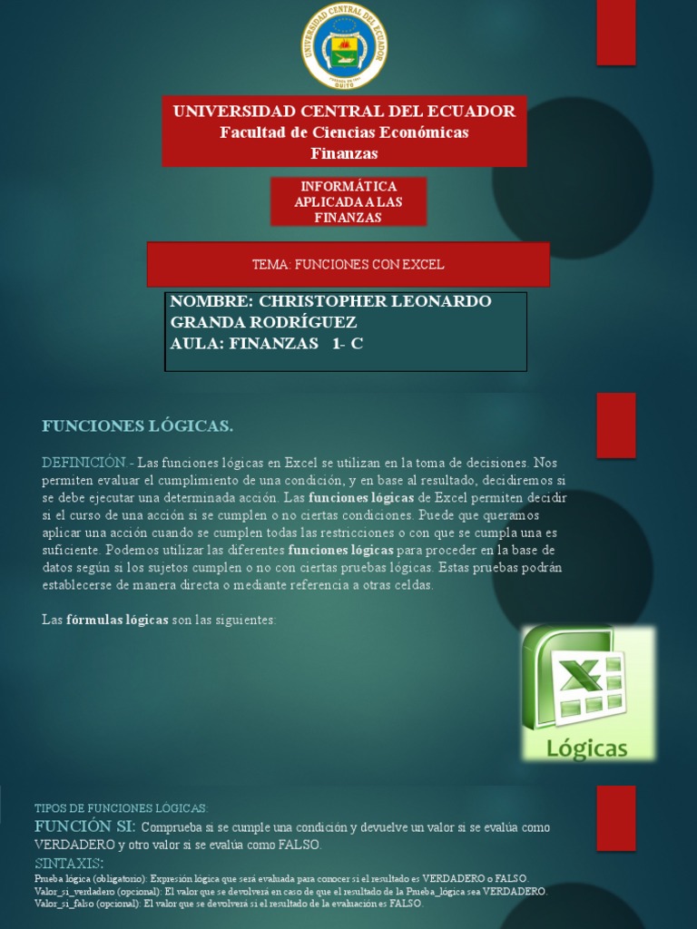 Funciones De Excel Descargar Gratis Pdf Funciones Trigonométricas