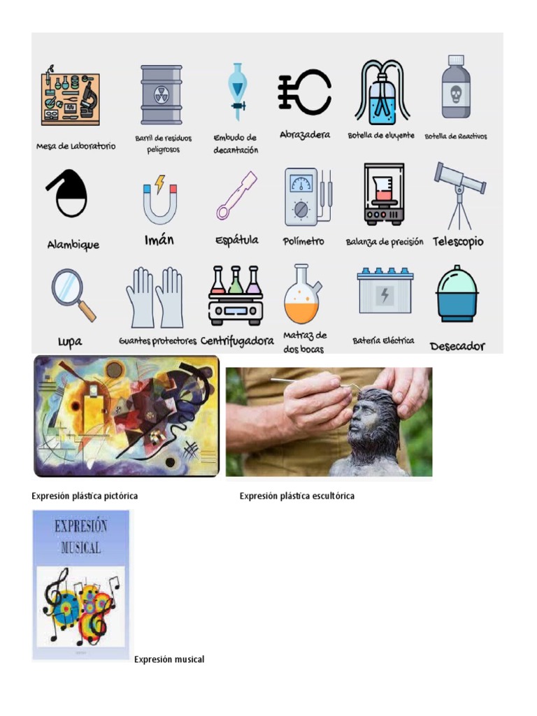 Expresión Plástica Pictórica Expresión Plástica Escultórica | PDF