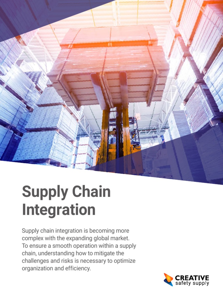 Guide-Supply Chain Integration | PDF | Supply Chain | Lean Manufacturing