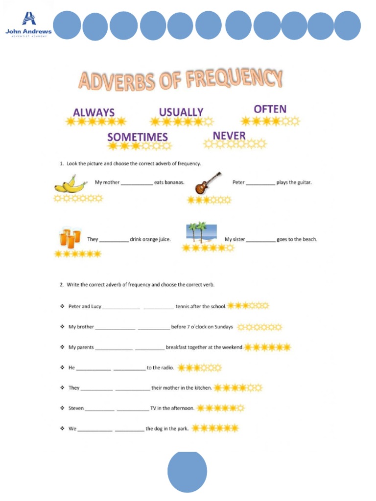 Adverb of Frequency | PDF