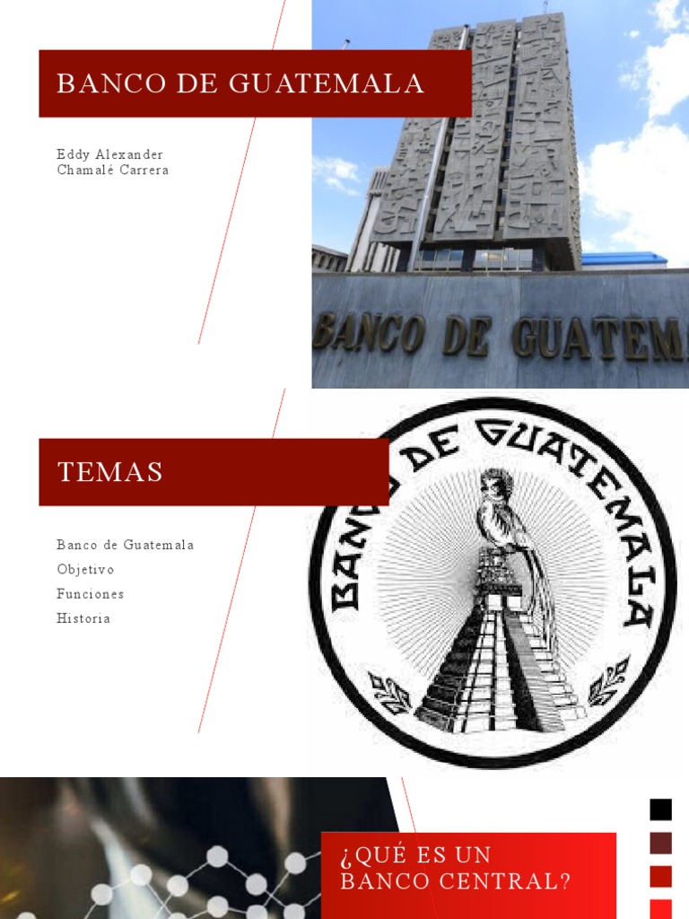 Banco de Guatemala: Funciones y Historia | PDF | Economias | Sector privado