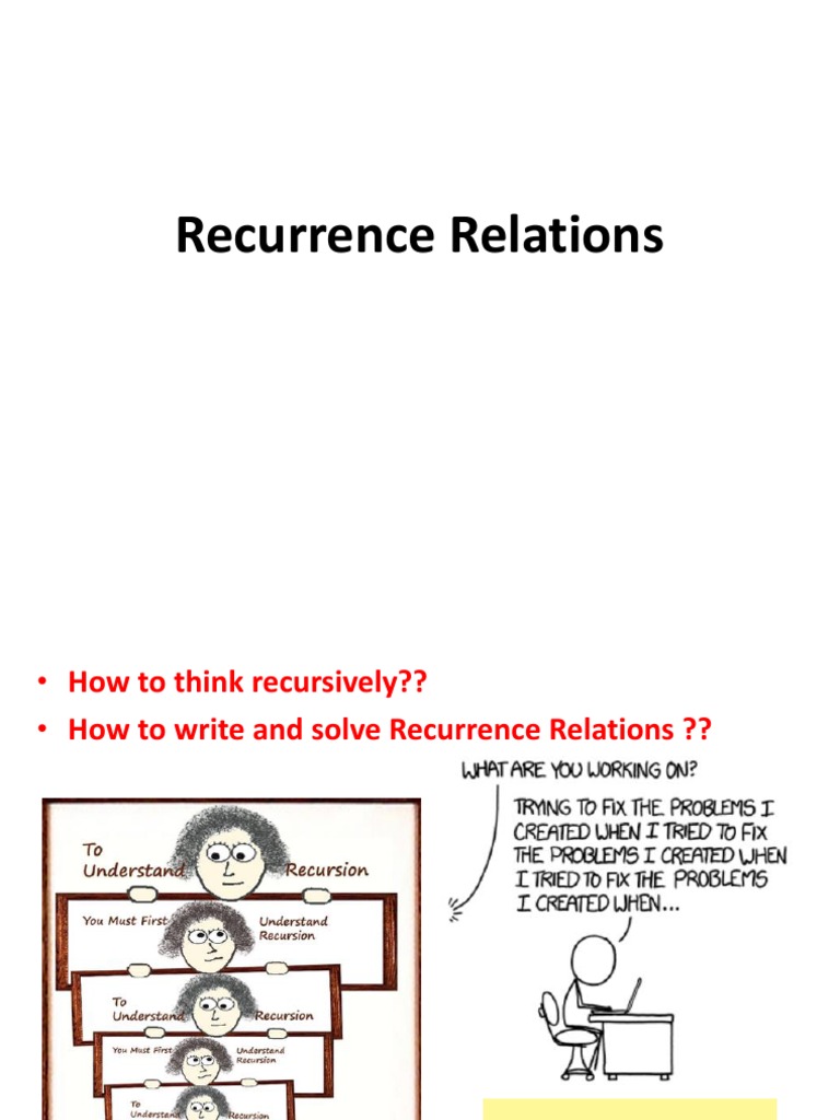 2-1 Recurrence Relations | PDF | Recurrence Relation | Number Theory 2-1 Recurrence Relations | PDF | Recurrence Relation | Number Theory