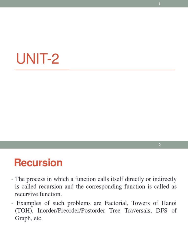 2 2 Methods For Solving Recurrence Pdf Recurrence Relation 5379