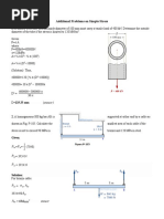 Strength of Materials Problem Set | PDF | Strength Of Materials | Solid ...
