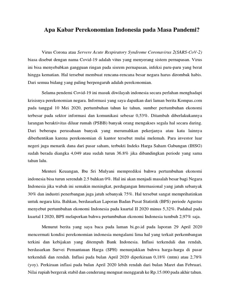 Muhammad Revito Adriansyah - B1031201110 - Tugas Bahasa Indonesia | PDF