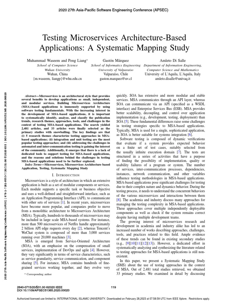 Paper 4 (Apsec) | Download Free PDF | Service Oriented Architecture | Software Engineering