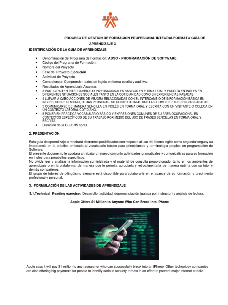 Software Programming Guide 3 | PDF | Aprendizaje | Evaluación