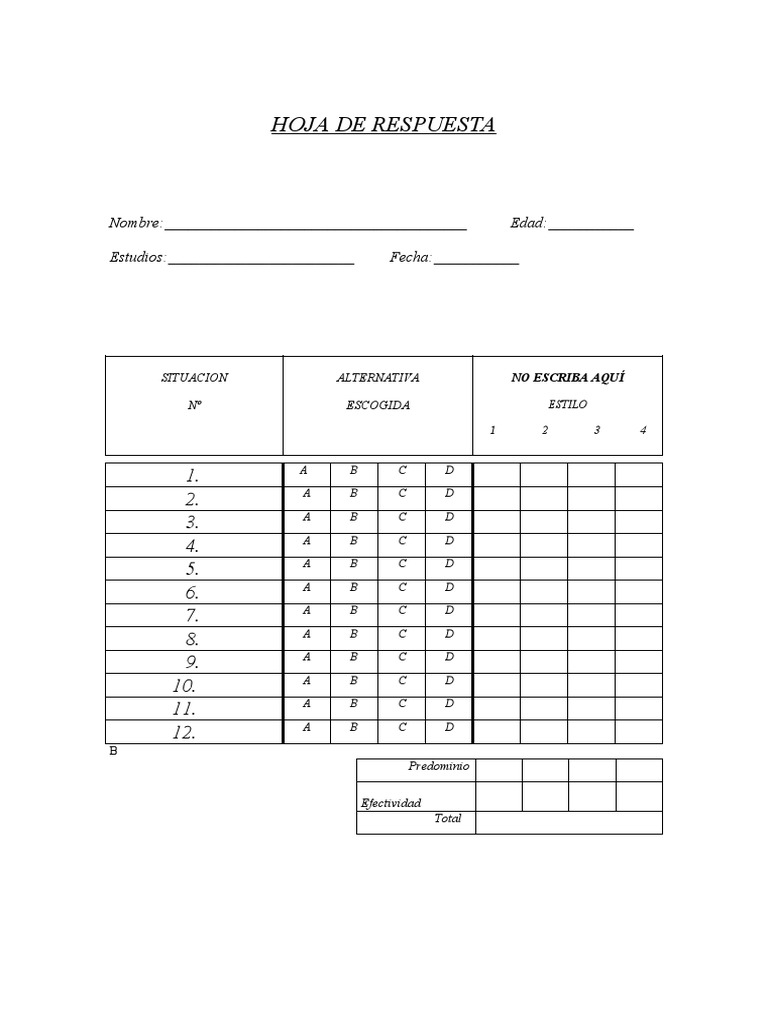 Respuestas Cuestionario CEAL | PDF