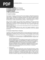 Displacement in Language | PDF | Linguistics | Communication