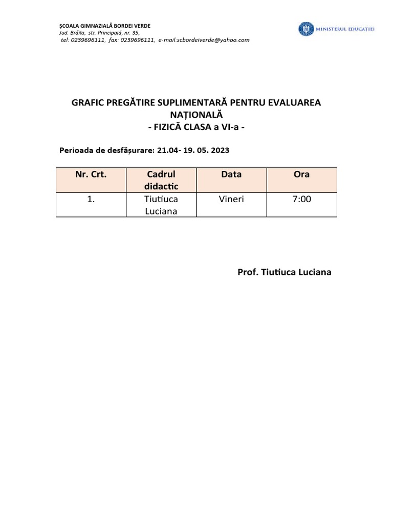 Grafic Fizica EN | PDF