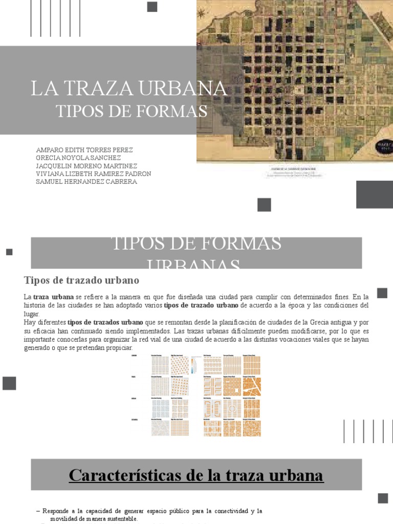 Tipos de Traza Urbana 2 | PDF