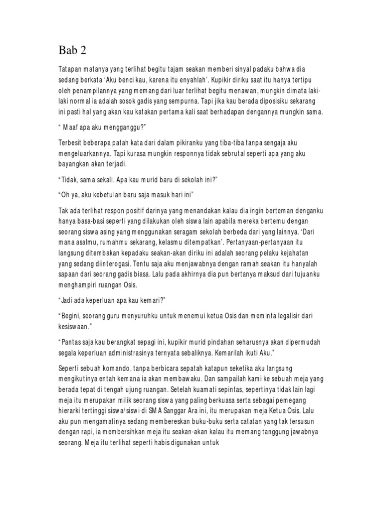 Interaksi Pertama di Ruang Osis SMA | PDF