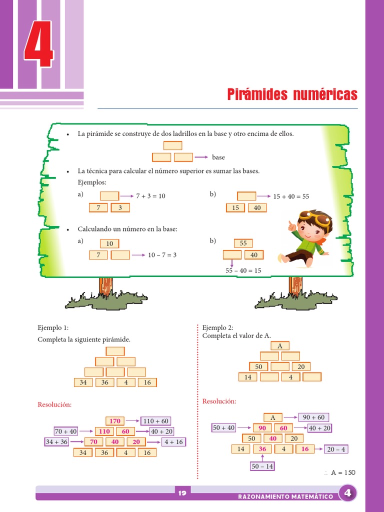 RM - P - 3°gr - S4 - Piramides Numerica | PDF