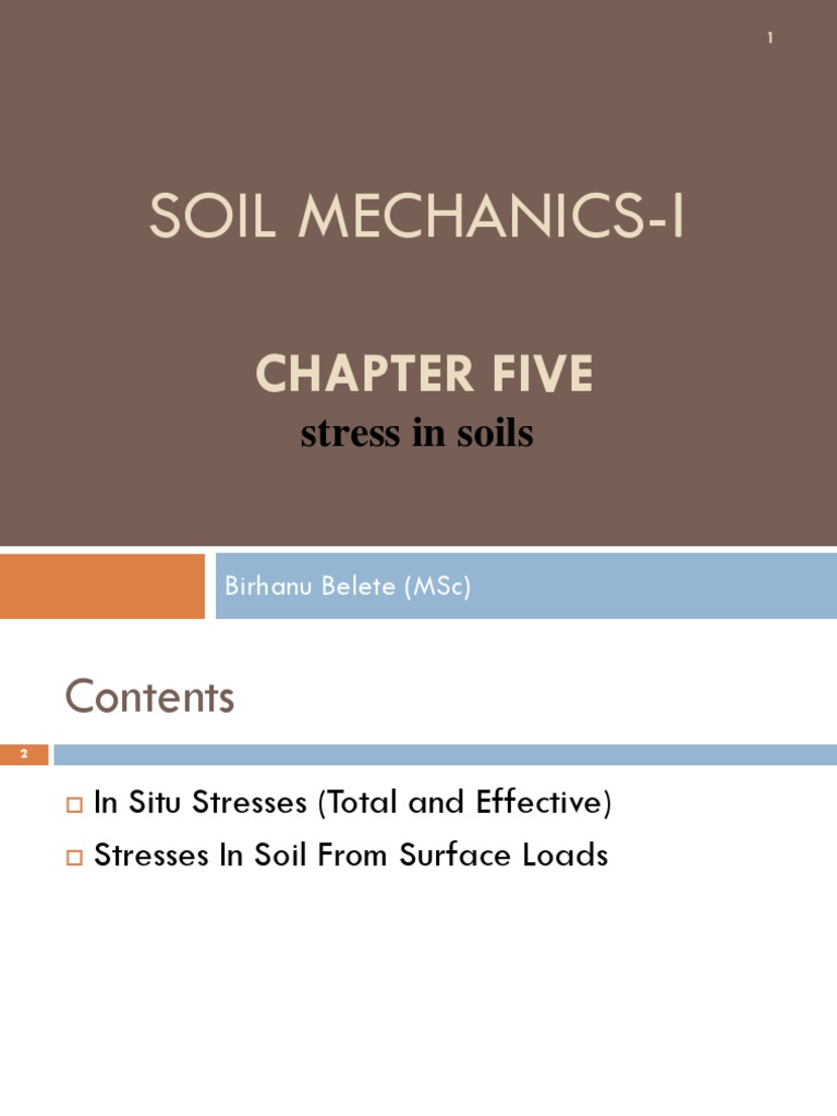 Chapter 5 | PDF | Soil Mechanics | Stress (Mechanics)