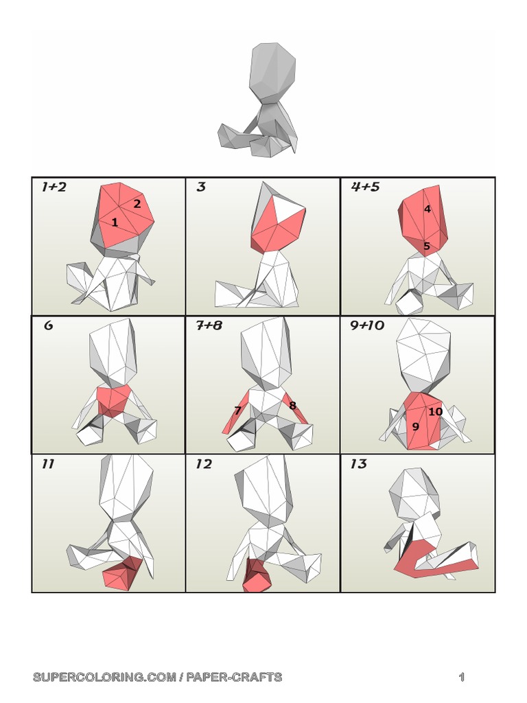 Baby Groot Paper Crafts | PDF