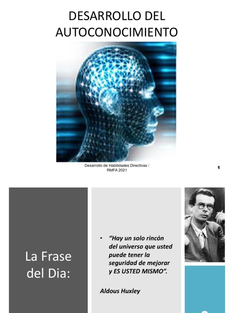 Autoconocimiento y Autoestima en Directivas | PDF | Autoestima ...